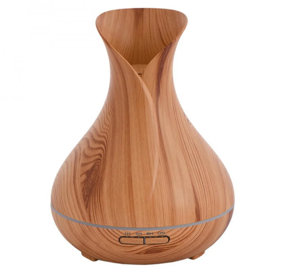 Ultrasonic Essential Oil Diffuser - Light Wood Grain Design